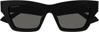 Gucci Cat-Eye-Sonnenbrille - - Accessories - unisex - Schwarzk - 53 MM