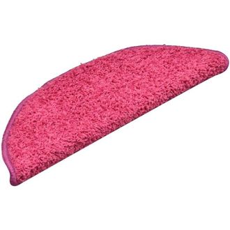 vidaXL Stufenmatten 30 Stk. 56x17x3 cm Rosa Halbrund Vidaxl
