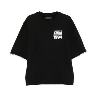 Amiri T-Shirt mit Print - - Tops - Herren - Schwarzk - XL