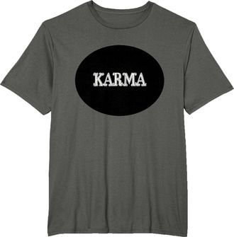 Karma Lustiges Karma Statement Outfit T-Shirt
