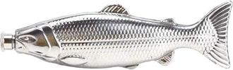 Generic Bouteille en forme de poisson, couvercle &agrave; vis, 21 x 2,8 x 6 cm, r&eacute;cipient &agrave; whisky en acier inoxydable, cadeau de poche, taille compacte, pour homme,