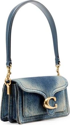 Coach Sac &eacute;paule Tabby 20 en denim de coton r&eacute;g&eacute;n&eacute;r&eacute;