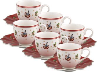 Villeroy & Boch Toys Delight Mokka-/Espressotasse mit Untertasse 0,1l Set6