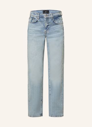 7 For All Mankind Straight Jeans Tess Trouser blau
