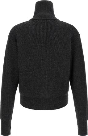 Christophe Lemaire Virgin Wool Ribbed Cardigan - Grey