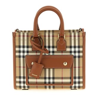 Burberry Femme, Sacs, Multicolore, Taille: ONE Size Freya Mini Shopping Bag