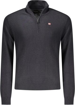 Napapijri Homme, Pulls, Noir, Taille: S Pull Homme en Laine Noire