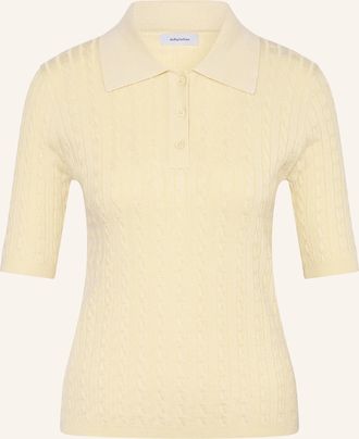 Darling Harbour Darling Harbour Strick-Poloshirt gelb