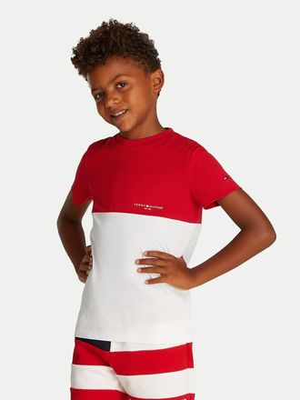 Tommy Hilfiger T-Shirt KB0KB09617 Rot Regular Fit