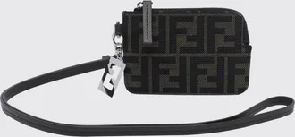 Fendi Kartenetui aus FF-Jacquard-Stoff mit abnehmbarem Riemen