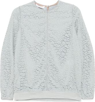 Chlo&eacute; Top mit Spitze - Blau