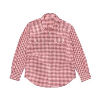 Fortela Smith Texan Shirt - - Shirts - Herren - Rot - XL