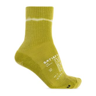 SATISFY Satisfy, Homme, Sous-v&ecirc;tements, Vert, Taille: S Chaussettes Montantes en Laine M&eacute;rinos et Nylon