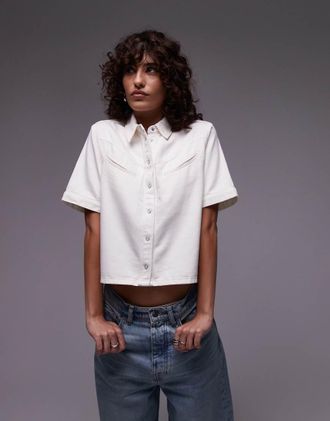 Levi's Camp - Chemise en denim - Blanc