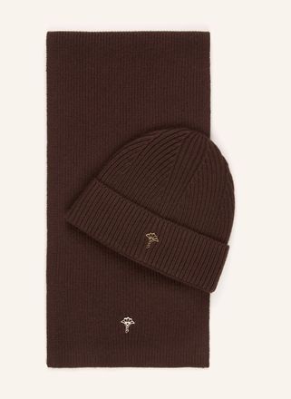 Joop Set Amante: Schal Und M&uuml;tze Mit Geschenkbox braun