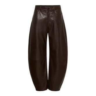 Soaked In Luxury Kaiko Barrel Pantalons - Femme - Pantalons - Brun - Taille: 42 FR