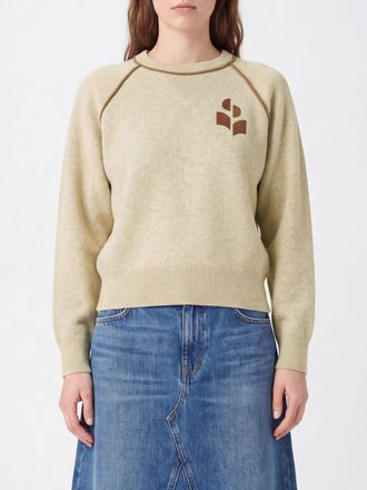 Isabel Marant Woll-Baumwoll-Pullover mit Kontrast-Logo