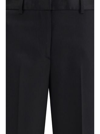 Lardini Tailored Wool Trousers - Black
