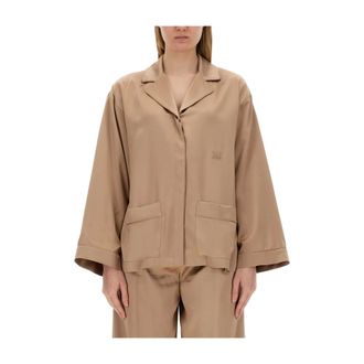 Max Mara Femme, Blouses et Chemises, Beige, Taille: 38 FR Chemises