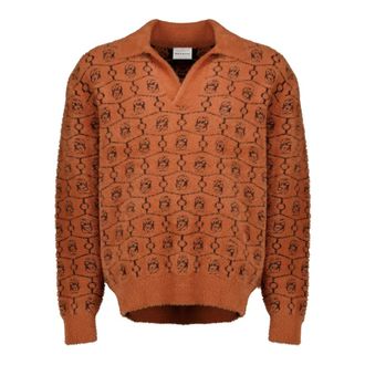 Dr&ocirc;le de Monsieur Polo Monogramme - - Knitwear - Herren - Braun - M