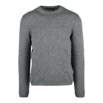 Prada Pullover Girocollo - - Knitwear - Herren - Grau - M