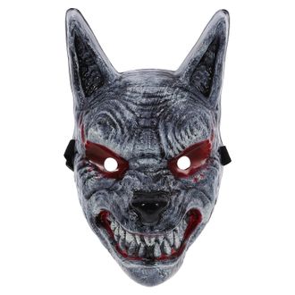 DOITOOL Große Halloween Wolf Maske Weiß Erwachsene Leichte Masquerade Cosplay Tierkostüm Bequemes Tragen für Party Karneval Fasching und Musikfestival