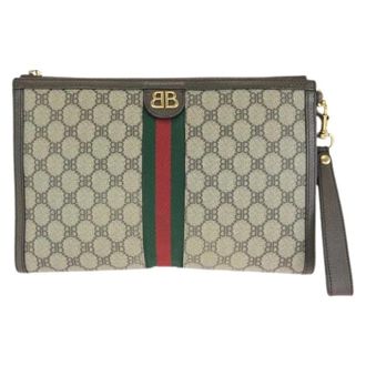 Balenciaga Pre-owned The Hacker Project PVC Clutch - - Pre-owned - Herren - Beige - ONE SIZE
