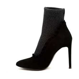 Giuseppe Zanotti Schwarze Tronchetto Stiefeletten - - Shoes - Damen - Schwarzk - 37 1/2 EU