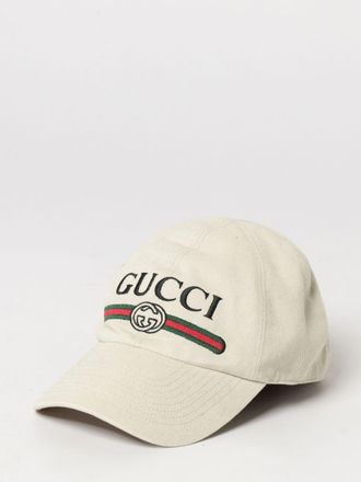 Gucci Casquette de baseball en coton avec logo brod&eacute; et sangle r&eacute;glable