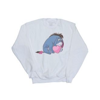 Disney Winnie The Pooh Eeyore Mouth Sweatshirt f&uuml;r Damen (Wei&szlig;)