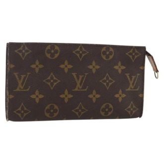 Louis Vuitton Pochette en toile Pre-owned - Femme - Pre-owned - Brun - Taille: ONE Size