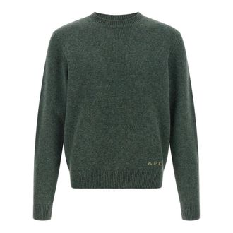 A.P.C. Edmond Pullover - - Knitwear - Herren - Gr&uuml;n - S