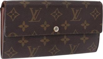 Louis Vuitton Portefeuille long Sarah Pre-owned - Femme - Pre-owned - Brun - Taille: ONE Size