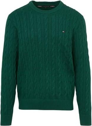 Tommy Hilfiger Pull en maille torsad&eacute;e en coton
