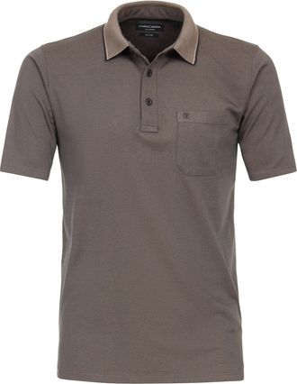 Casamoda Polo-Shirt Uni (DE/NL/SE/PL, Alphanumerisch, XXL, Regular, Regular, Beige 617)
