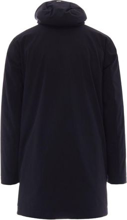 Herno Drawstring Hood Down Jacket - Navy