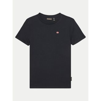 Napapijri T-Shirt Salis SS 2 NP0A4GEH0411 D Schwarz Regular Fit