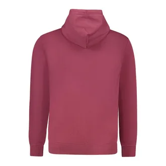 Tommy Hilfiger Logo-Embroidered Cotton Hoodie - Red