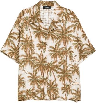 Amiri Homme, Chemises, Multicolore, Taille: XL Amtosh1190 Chemise de Campagne en Soie