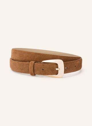HUGO BOSS Lederg&uuml;rtel Zelde braun