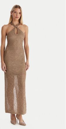 Guess Strickkleid W5YK48 Z37G0 Beige Slim Fit