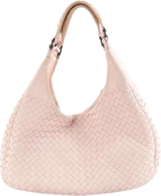 Bottega Veneta Sac bandouli&egrave;re Campana Pre-owned - Femme - Pre-owned - Rose - Taille: ONE Size