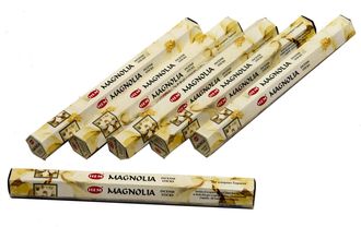 Hem R&auml;ucherst&auml;bchen Sparset. 6 Packungen a 20g Ca 120 Sticks Magnolia