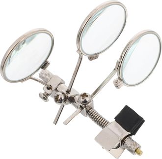 Soimiss Juwelierlupe Verstellbar Aufstecklupe f&uuml;r Brillen Leicht Ergonomisch f&uuml;r Schmuckherstellung Uhrmacher Handyreparatur und Bastelarbeiten