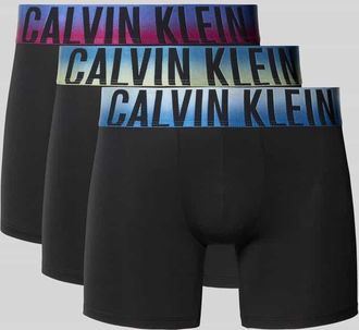 Calvin Klein Underwear Pant & Trunk mit elastischem Label-Bund im 3er-Pack Modell BOXER BRIEF