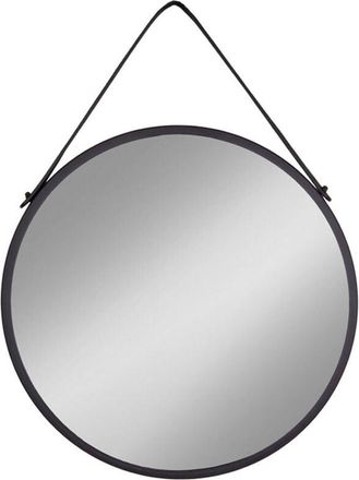 M&S Collection M&s - Miroir design rond 60 cm en acier noir