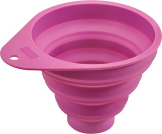 Lurch 70279 faltbarer Trichter aus Silikon zum einfachen Umfüllen von Lebensmitteln breit grape