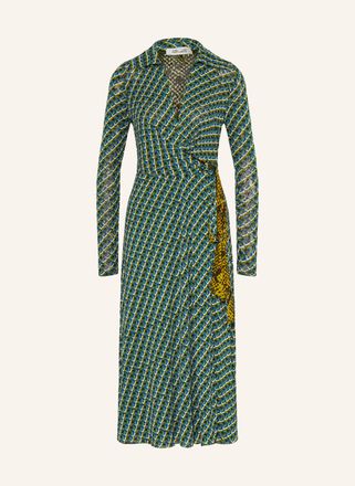 Diane Von F&uuml;rstenberg Diane Von Furstenberg Wickelkleid Phoenix Aus Jersey Zum Wenden gruen
