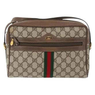 Gucci Sac bandouli&egrave;re vintage Pre-owned - Femme - Pre-owned - Beige - Taille: ONE Size