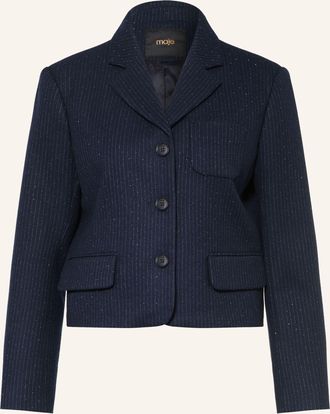 Maje Blazer Mit Schmucksteinen blau